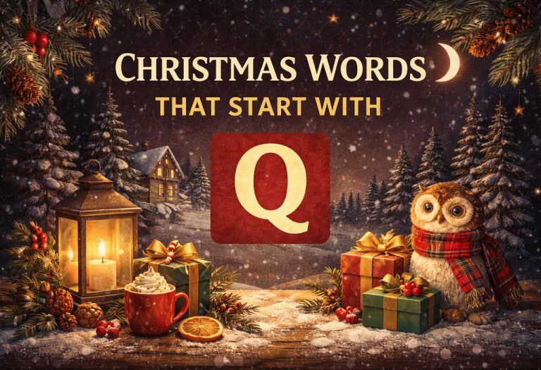 Christmas Words Beginning With Q (Meanings & Examples)