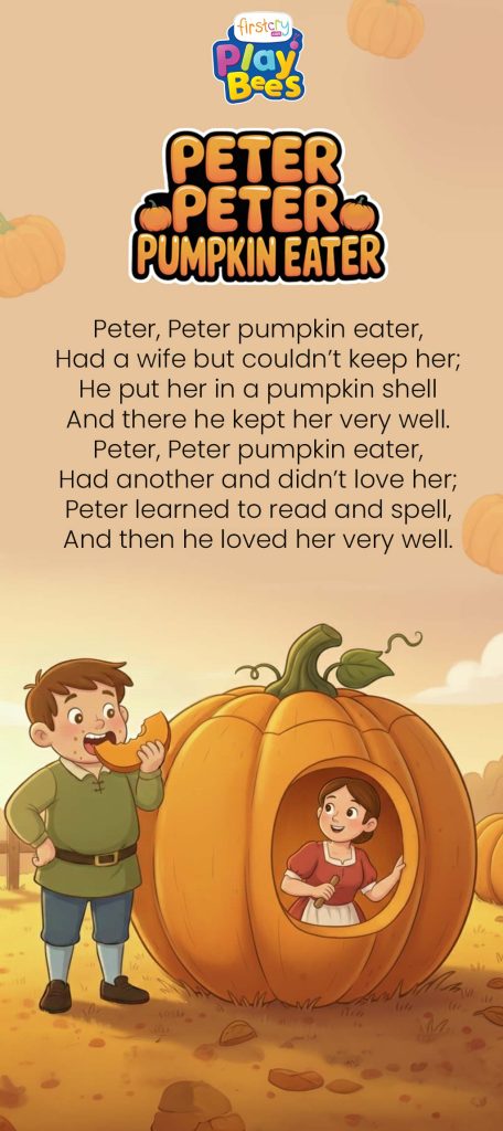Peter Peter Pumpkin Eater Lyrics - Nursery Rhyme & Song