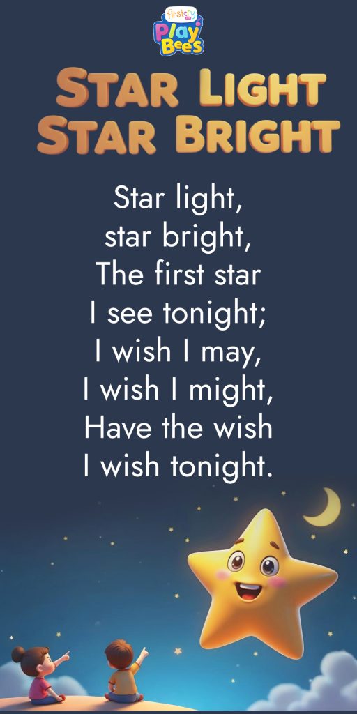Star Light, Star Bright Lyrics - Nursery Rhyme & Song