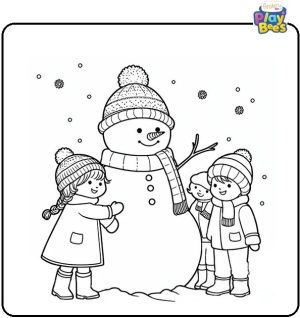 Snowman Coloring Pages – Free Printable Sheets & Pictures