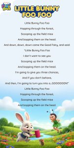 Little Bunny Foo Foo Lyrics - Nursery Rhyme & Song
