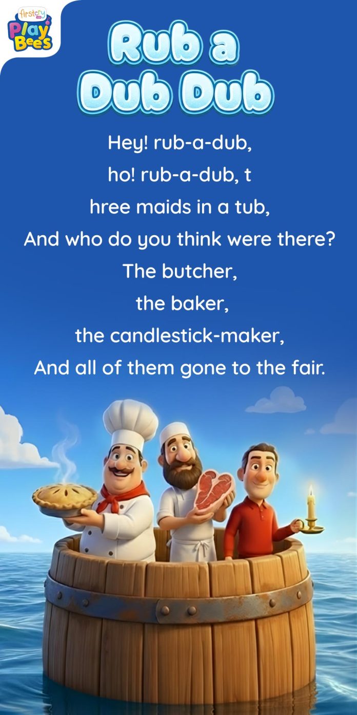 Rub-a-dub-dub Nursery Lyrics - Nursery Rhyme & Song