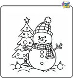 Snowman Coloring Pages – Free Printable Sheets & Pictures