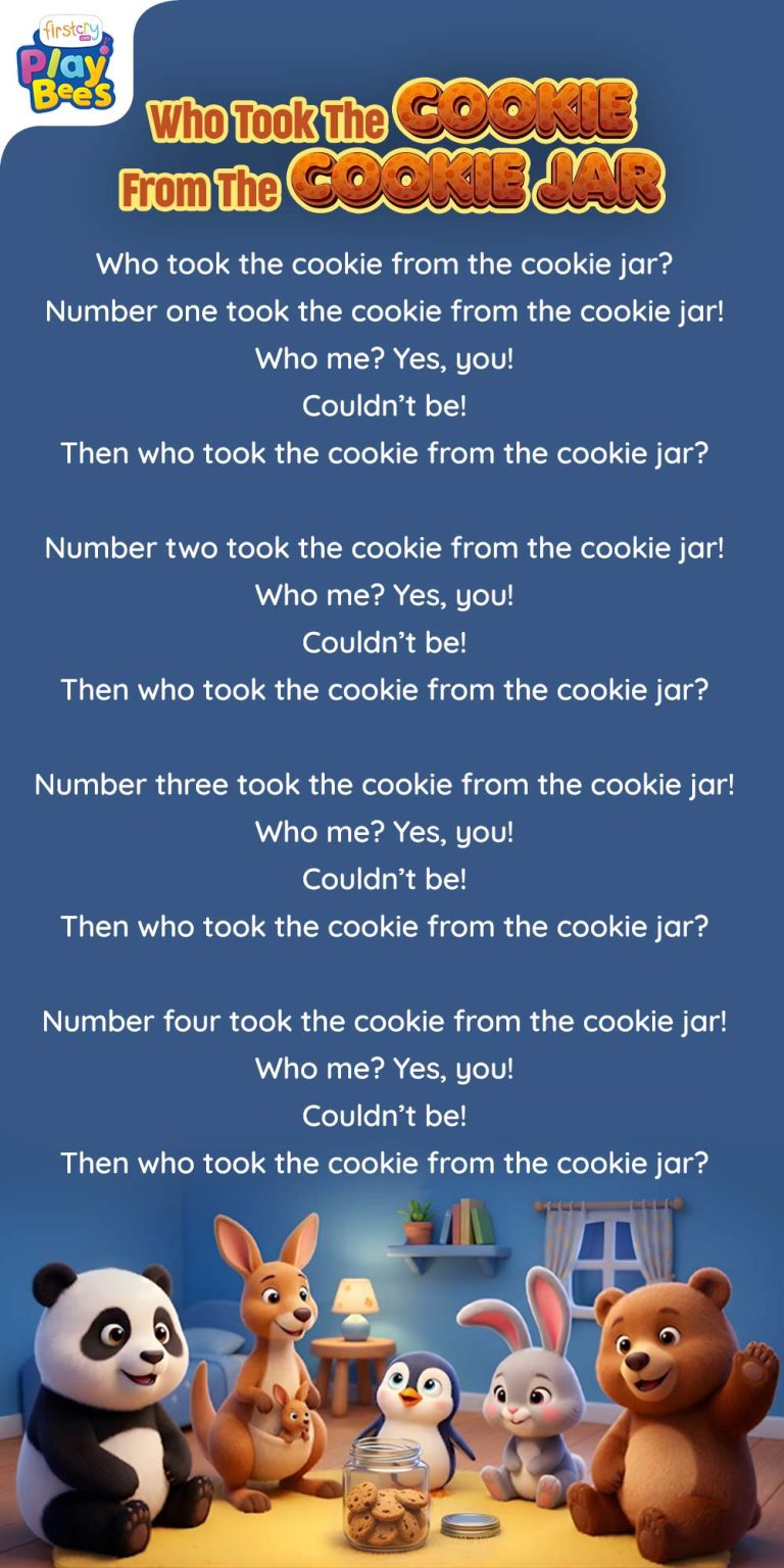 Who Stole The Cookie From The Cookie Jar Lyrics - Nursery Rhyme & Song
