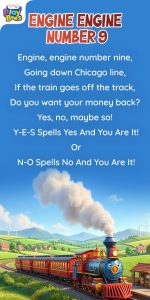 Engine Engine Number 9 Lyrics - Nursery Rhyme & Song