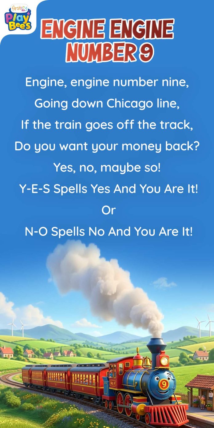 Engine Engine Number 9 Lyrics - Nursery Rhyme & Song