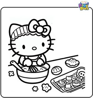 Hello Kitty Coloring Pages – Free Printable Worksheets & Images