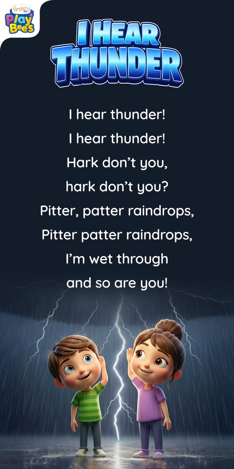 I Hear Thunder Lyrics - Nursery Rhyme & Song