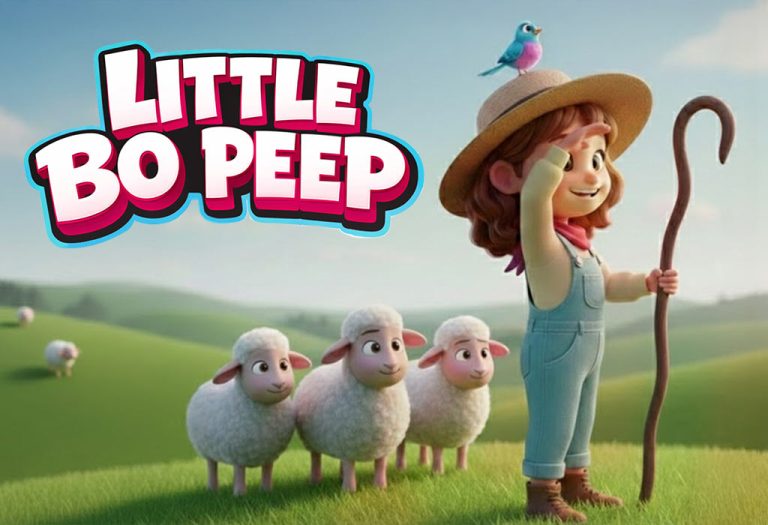 Little Bo Peep Lyrics - Nursery Rhyme & Song