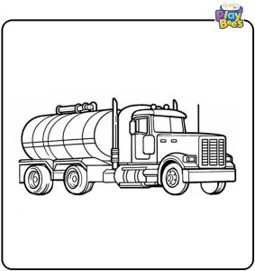 Truck Coloring Pages – Free Printable Sheets & Images