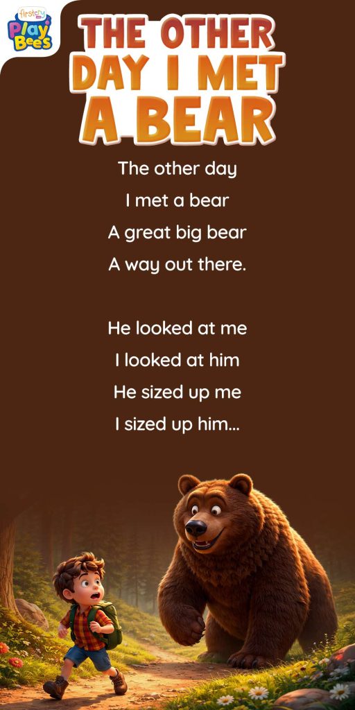 The Other Day I Met a Bear Lyrics - Nursery Rhyme & Song