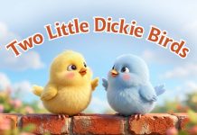 Two Little Dickie Birds Lyrics - Nursery Rhyme & Song