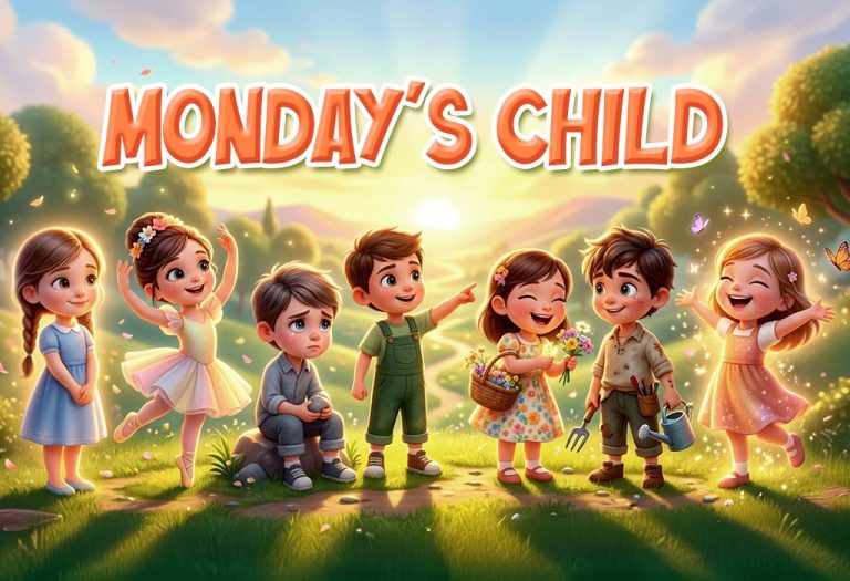 Monday’s Child Lyrics - Nursery Rhyme & Song