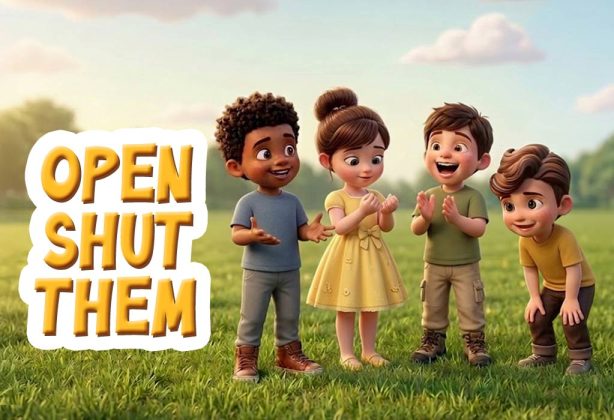 Open Shut Them Lyrics - Nursery Rhyme & Song