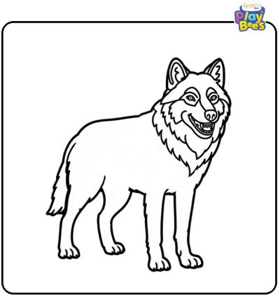 Wolf Coloring Pages – Free Printable Sheets & Images