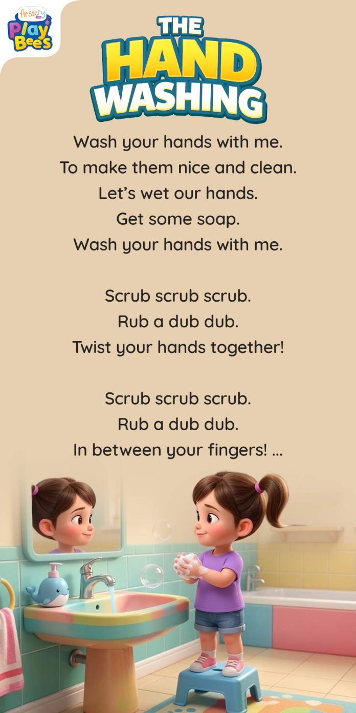 The Hand Washing Lyrics - Nursery Rhyme & Song