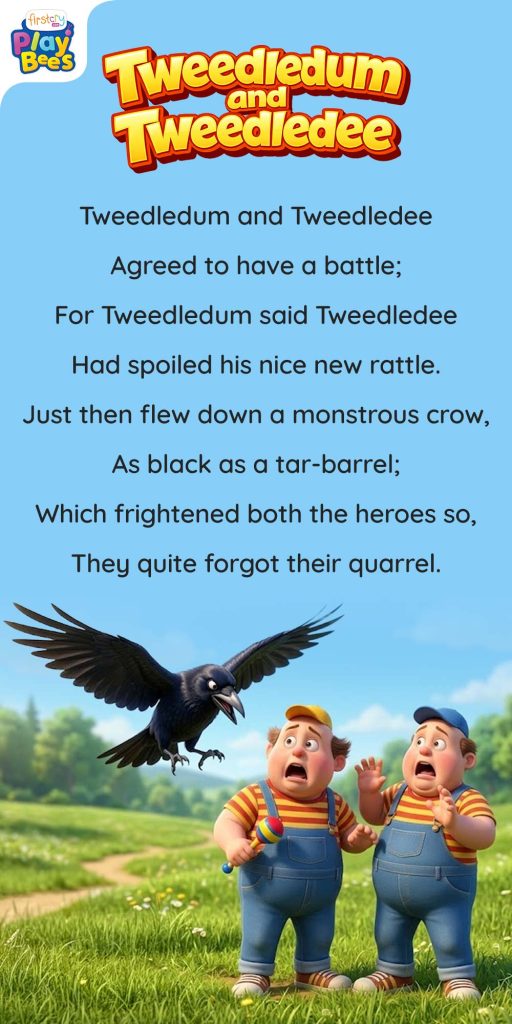 Tweedledum and Tweedledee Lyrics - Nursery Rhyme & Song
