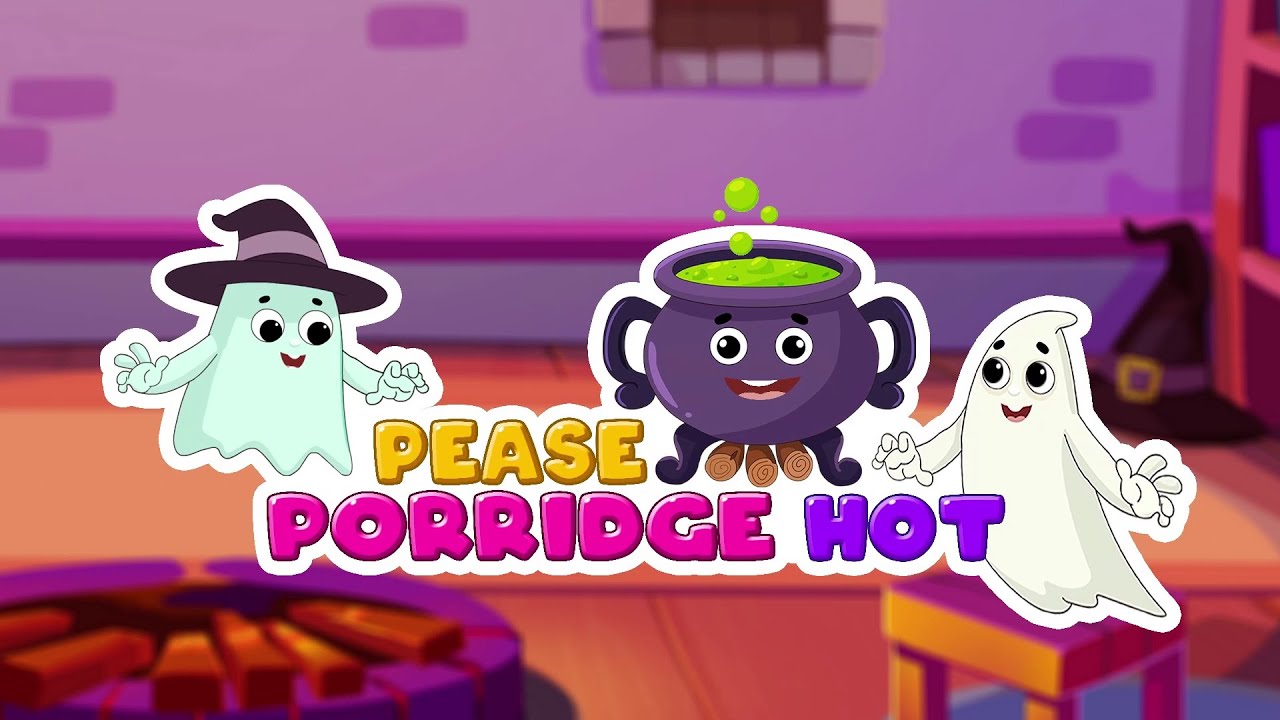 Peas Porridge Hot Video | Nursery Rhyme with Lyrics for Kids