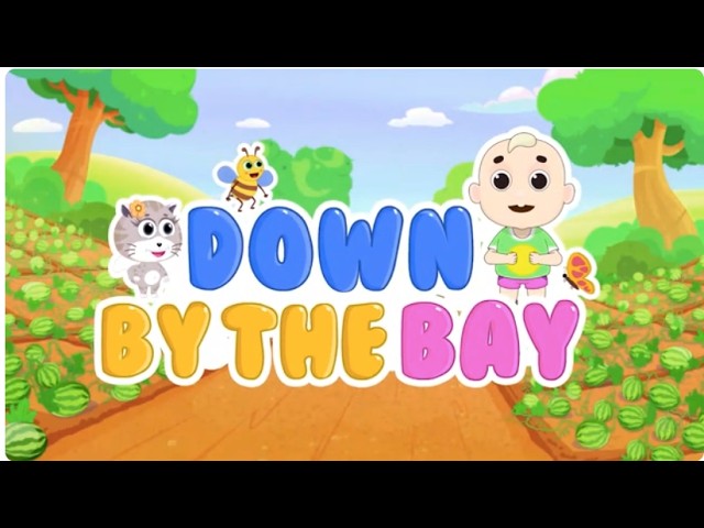 Down By The Bay Video | Nursery Rhyme with Lyrics for Kids