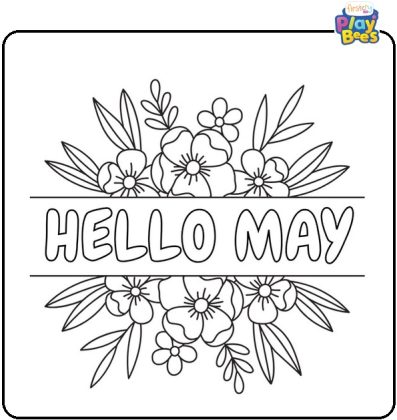 May Coloring Pages – Free Printable Sheets & Pictures