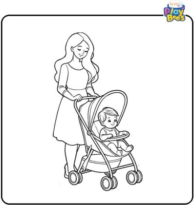 Mother's Day Coloring Pages – Free Printable Sheets & Images