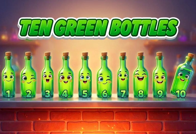 Ten Green Bottles Lyrics - Nursery Rhyme & Song