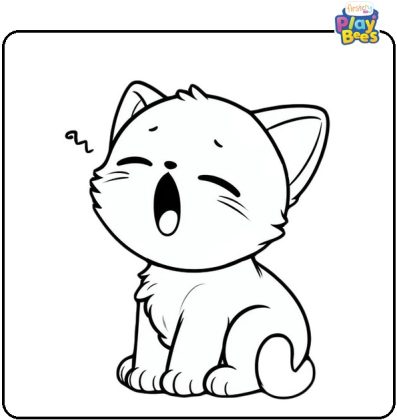 Kitten Coloring Pages – Free Printable Sheets & Images