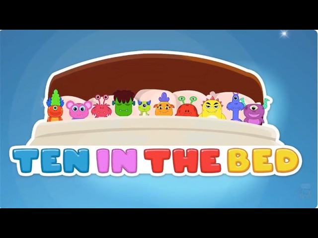 Ten in Bed Video | Nursery Rhyme with Lyrics