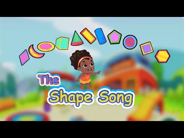 Shape Song Video for Kids | Nursery Rhyme with Lyrics for Kids