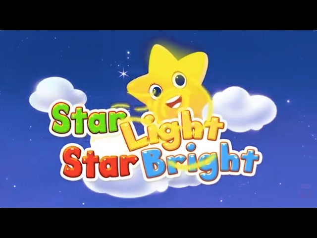 Star Light Star Bright Video | Nursery Rhyme with Lyrics for Kids