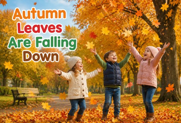 Autumn Leaves Are Falling Down - Nursery Rhyme & Song
