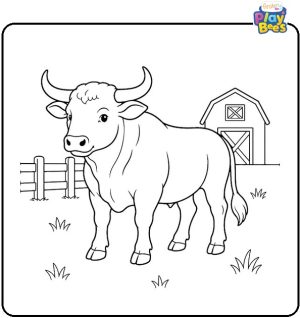 Bull Coloring Pages – Free Printable Worksheets & Images