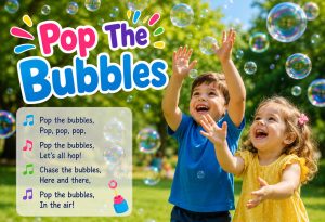 Pop The Bubbles Lyrics - Nursery Rhyme & Song