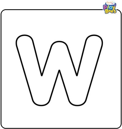 Letter W Coloring Pages – Free Printable Worksheets & Images